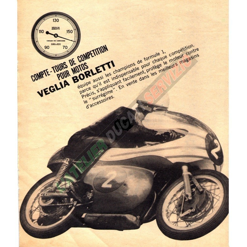 Réplique Compte Tours Veglia Borletti Mono Ducati